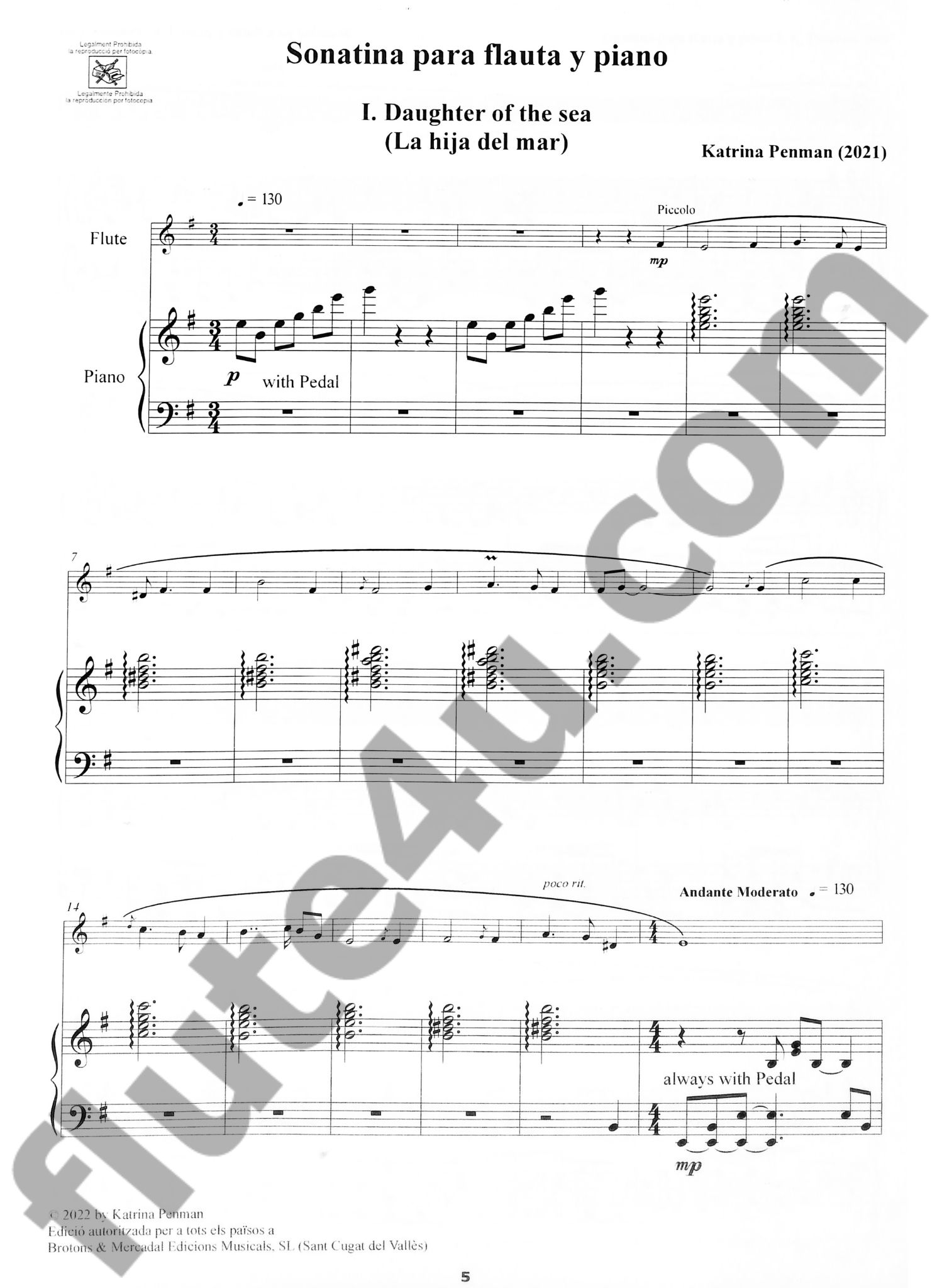 Penman, K :: Sonatina > Carolyn Nussbaum Music Company